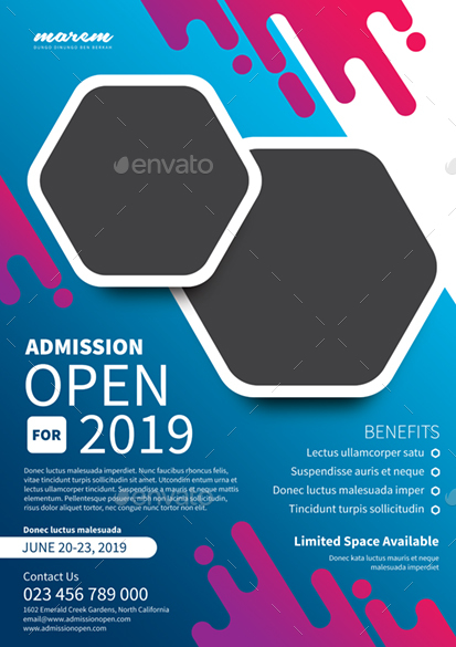 Admission Open, Print Templates | GraphicRiver