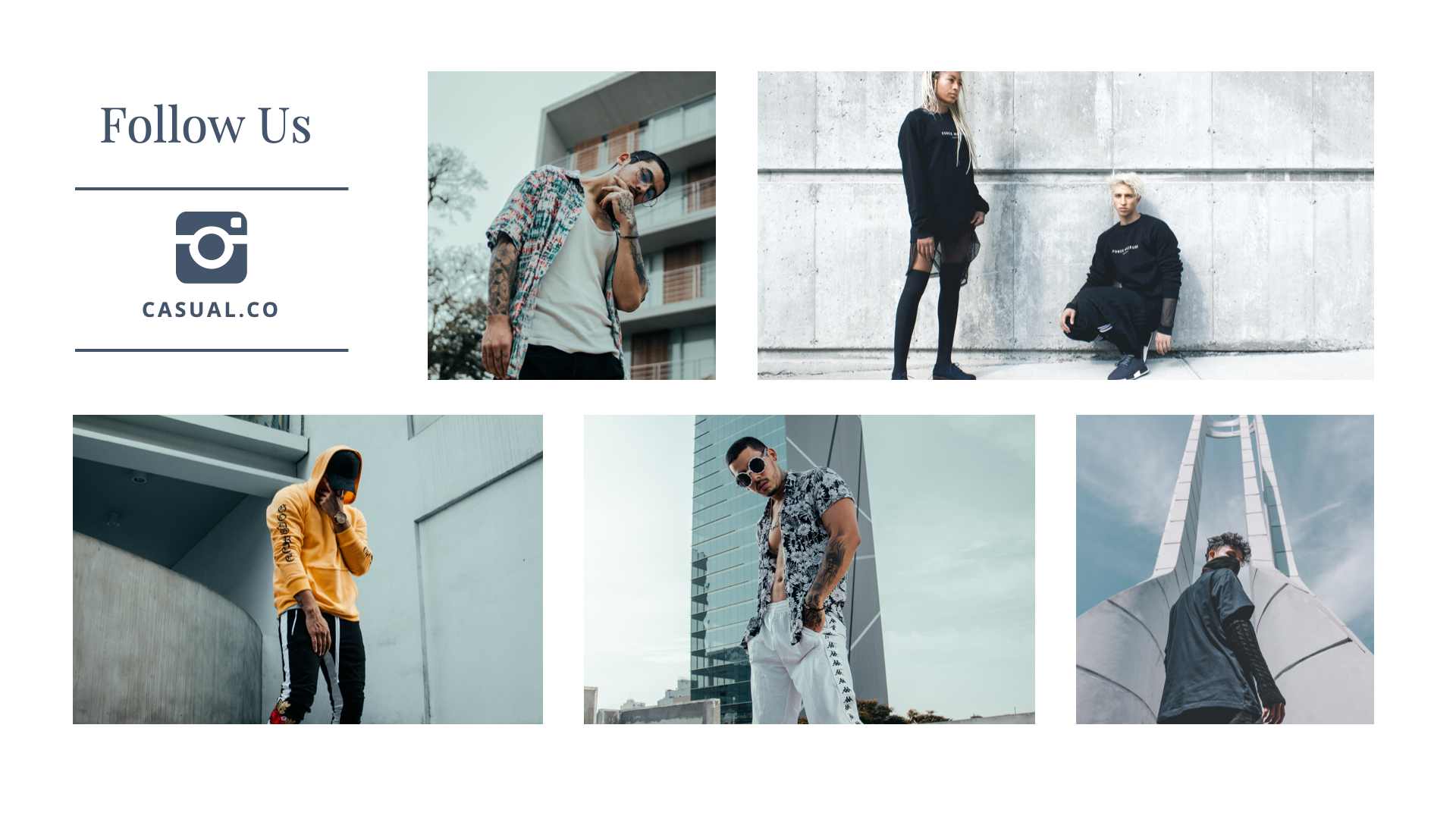 Casual - Fashion Google Slides Template, Presentation Templates ...