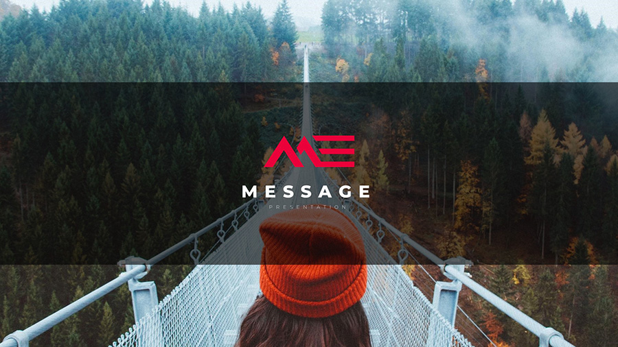 Message Multipurpose PowerPoint Template, Presentation Templates ...