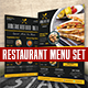 Restaurant Menu Bundle Templates, Print Templates | GraphicRiver