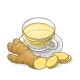 Ginger Tea Illustration by cuttlefish84 | GraphicRiver
