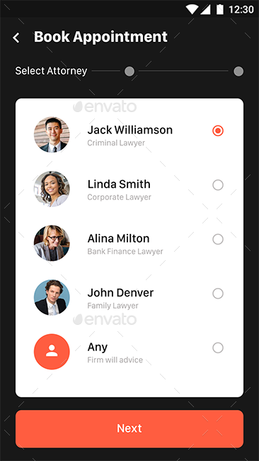 Consulting Firms UI| Financial Advisor UI | Lawyer App UI kit ...