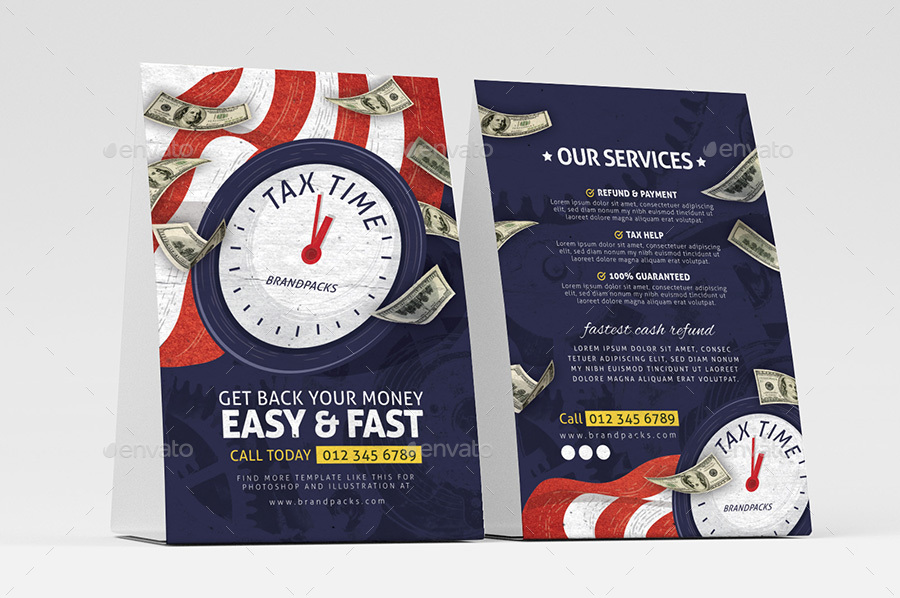 Tax Time Flyer, Print Templates | GraphicRiver