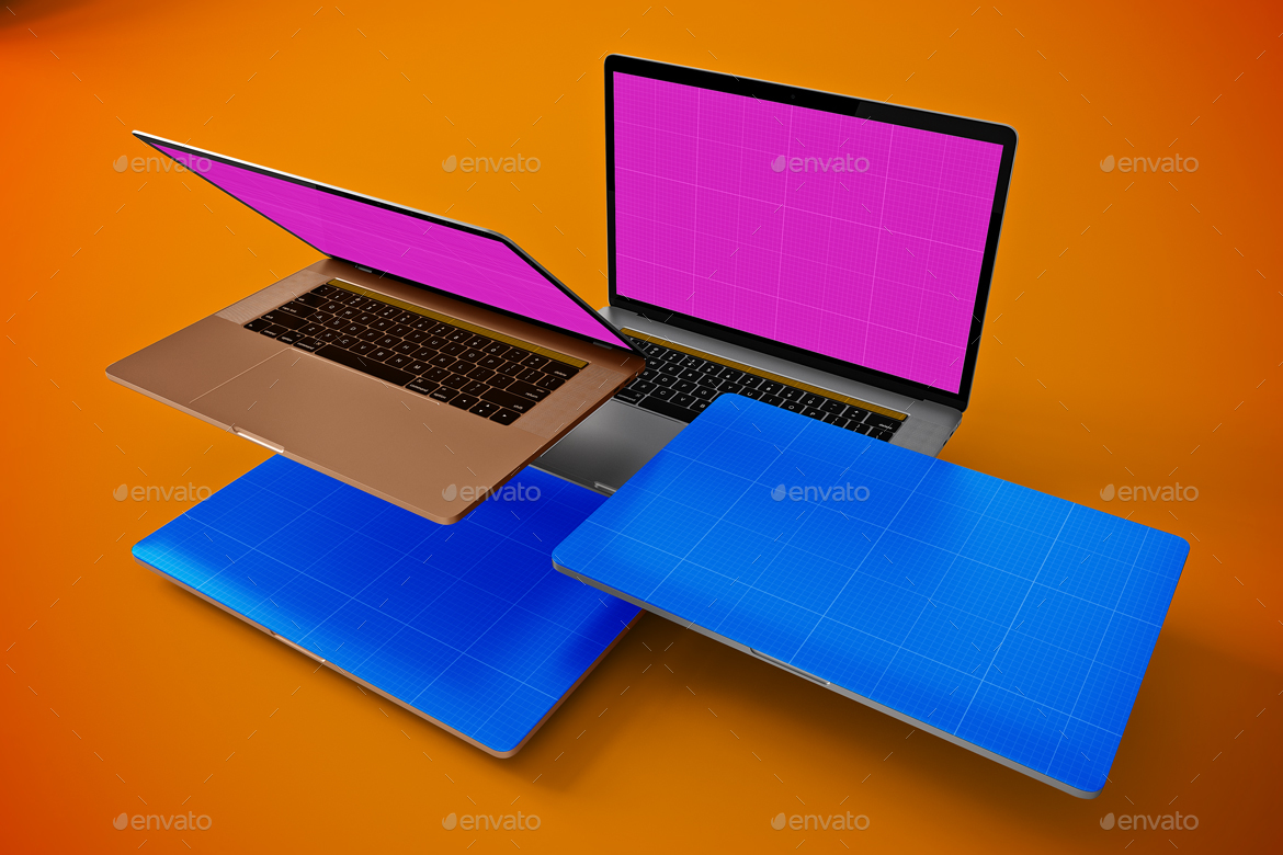 Floating Laptop Pro, Graphics | GraphicRiver
