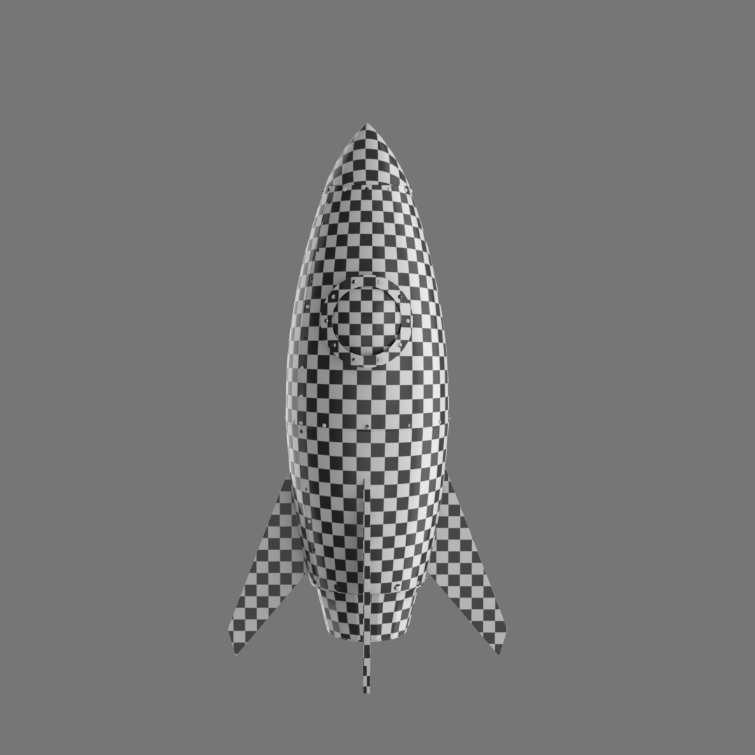 Spaceship rocketship cartoon simple High and Low Poly by GeoGo | 3DOcean