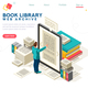 Media Book Library Template Vector, Vectors | GraphicRiver