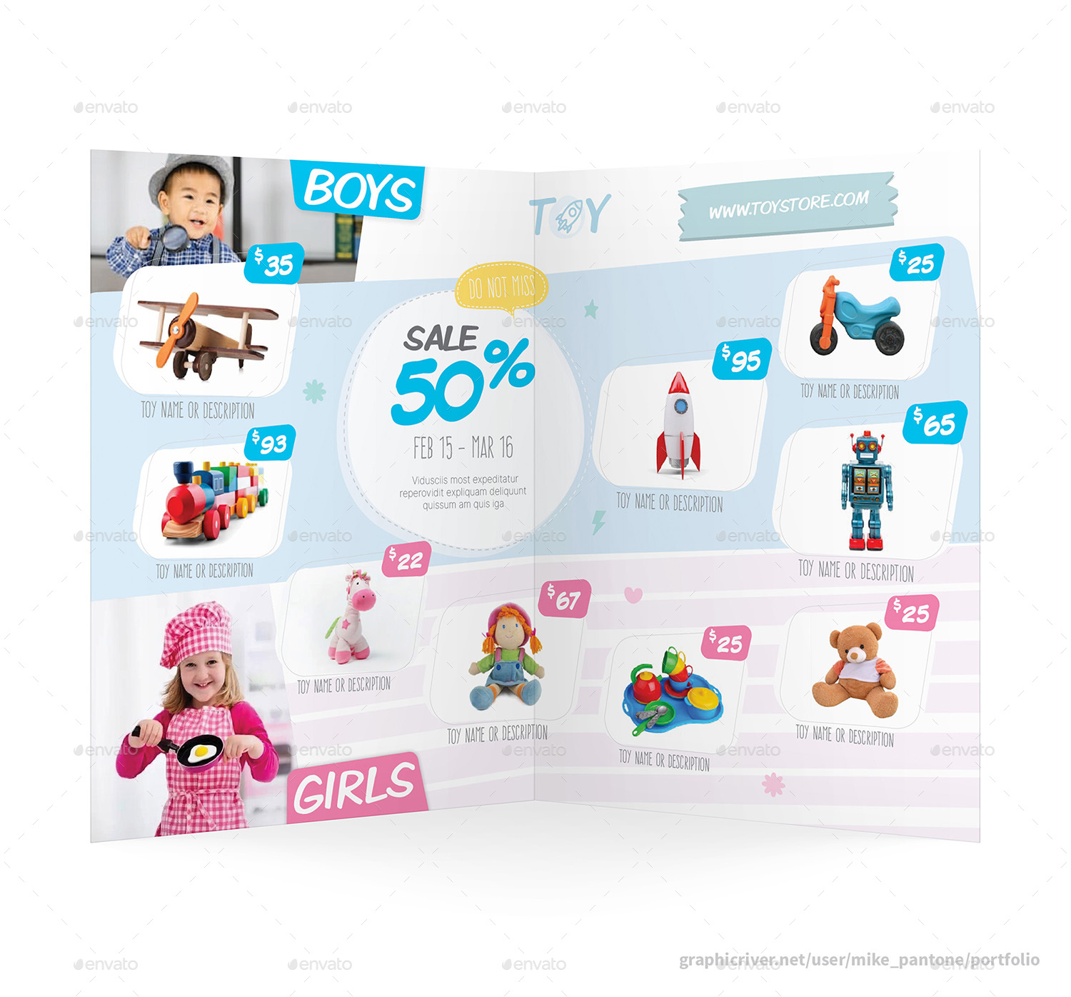 Toys Store Print Bundle 2, Print Templates | GraphicRiver