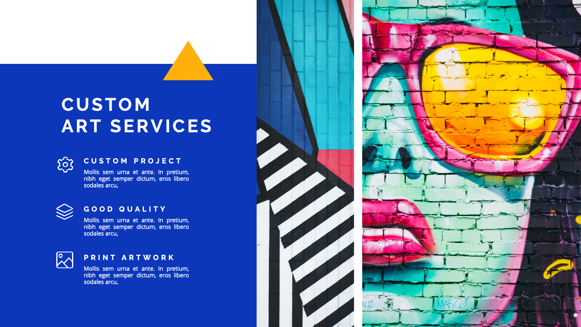 Pastel - Pop Art & Graffiti Powerpoint Template, Presentation Templates