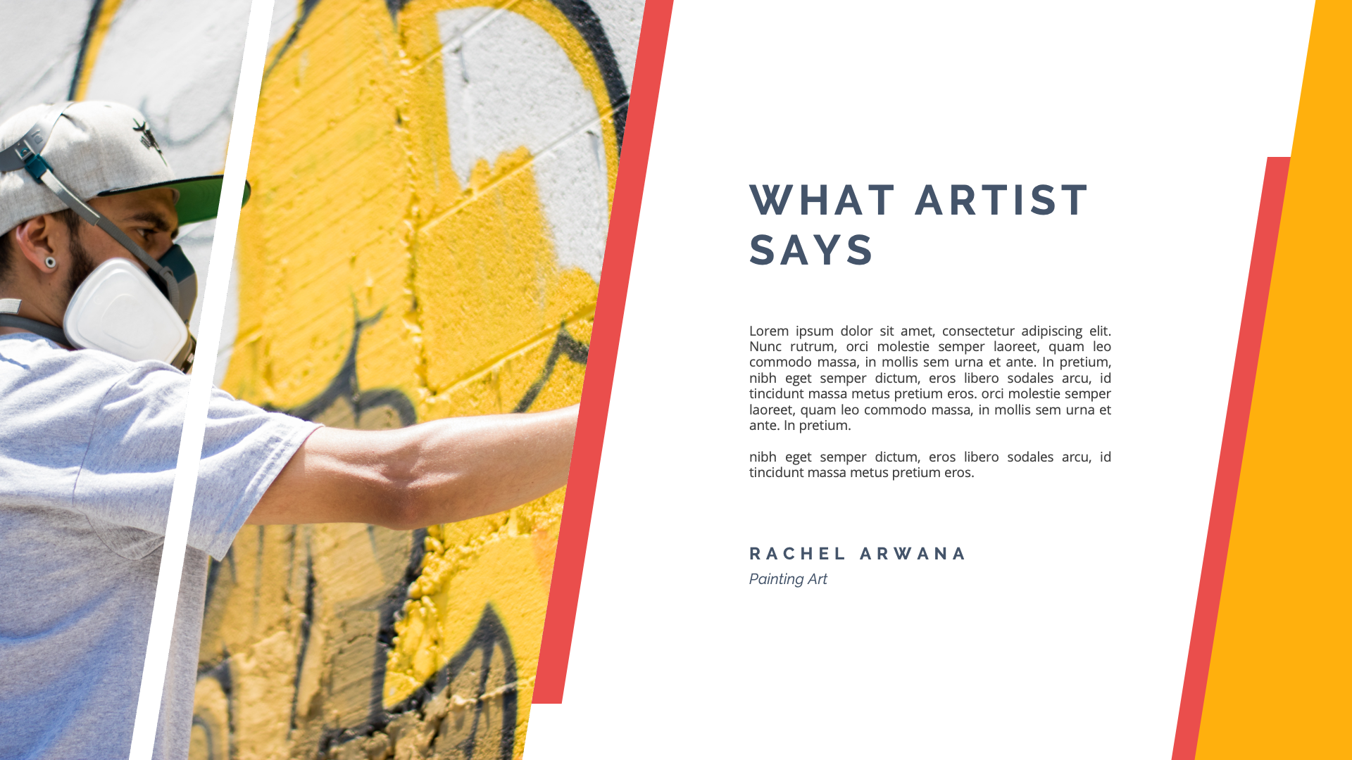 Pastel - Pop Art & Graffiti Keynote Template, Presentation Templates