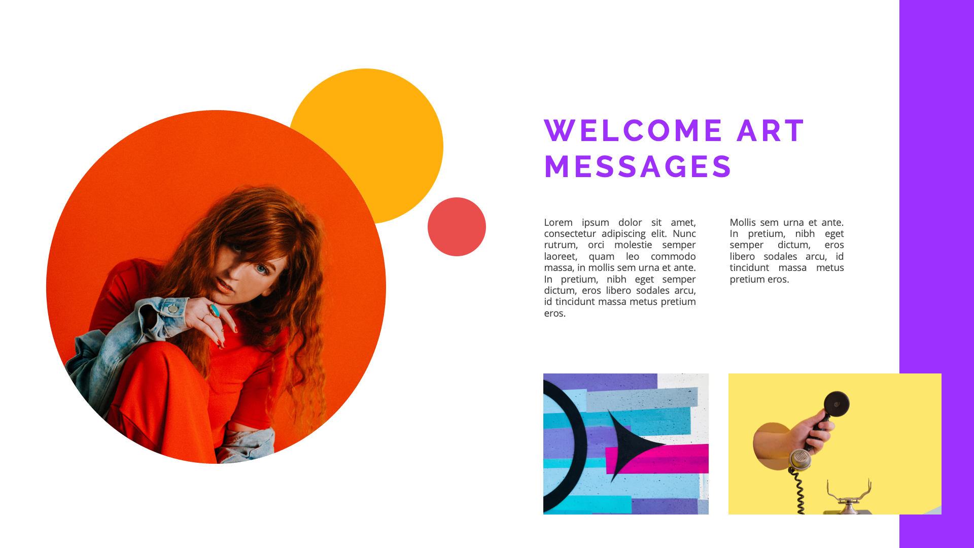 Pastel - Pop Art & Graffiti Google Slides Template, Presentation Templates