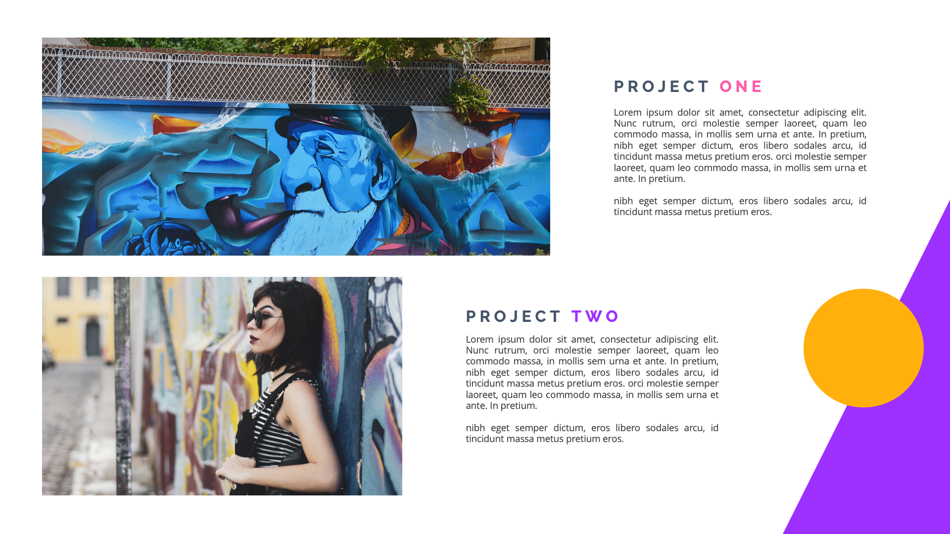 Pastel - Pop Art & Graffiti Google Slides Template, Presentation Templates