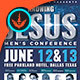 Knowing Jesus Men's Conference Flyer Template, Print Templates ...