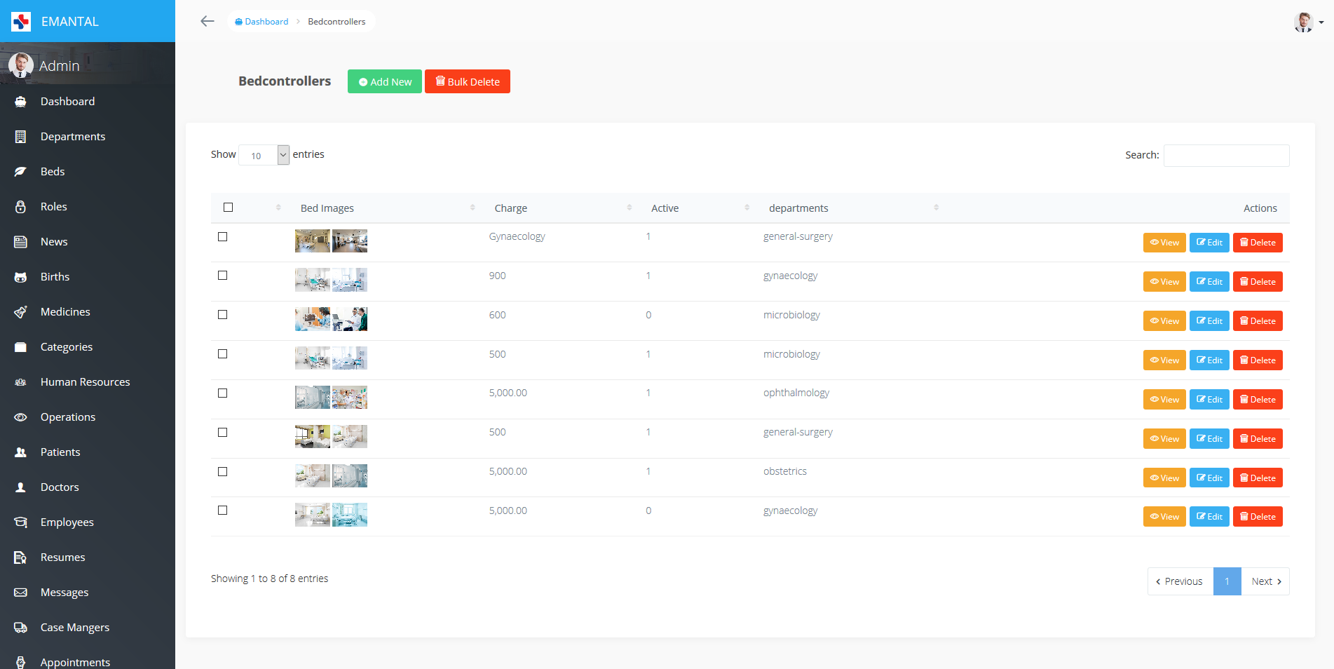 Emantals – Hospital Management System with Website by Meteros | CodeCanyon