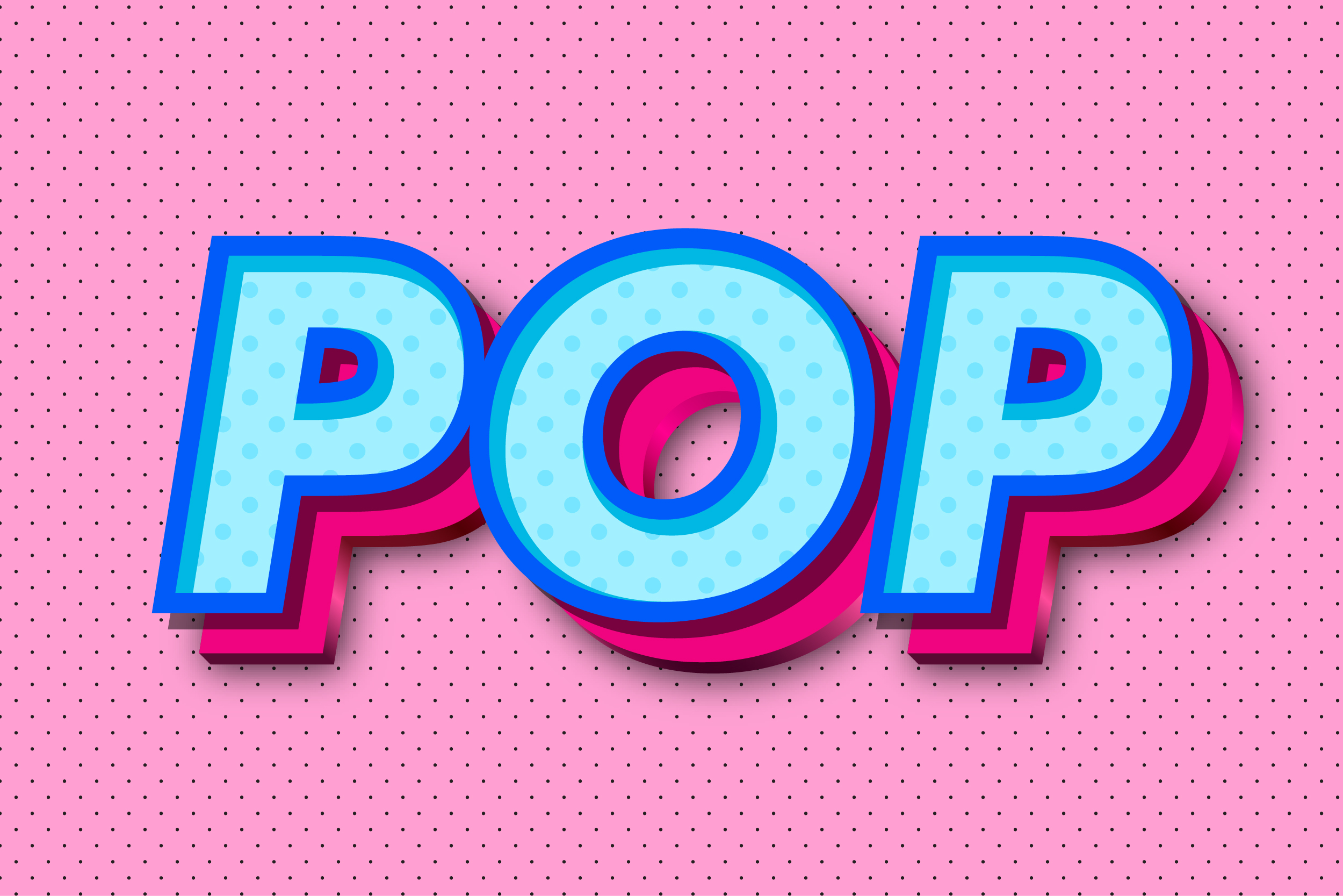 Pop art text effects for Illustrator, Add-ons | GraphicRiver