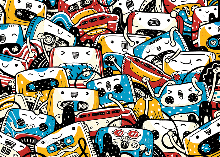 Vintage Pattern Doodles Collection, Graphics | GraphicRiver