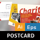 Kids Charity Post Card Template, Print Templates | GraphicRiver