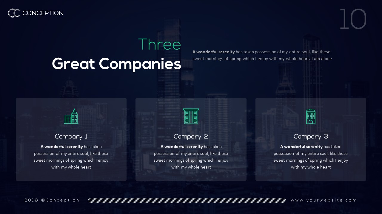 Conception - Business PowerPoint Template, Presentation Templates