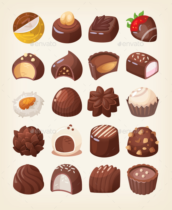 Sweets Vectors, Vectors | GraphicRiver