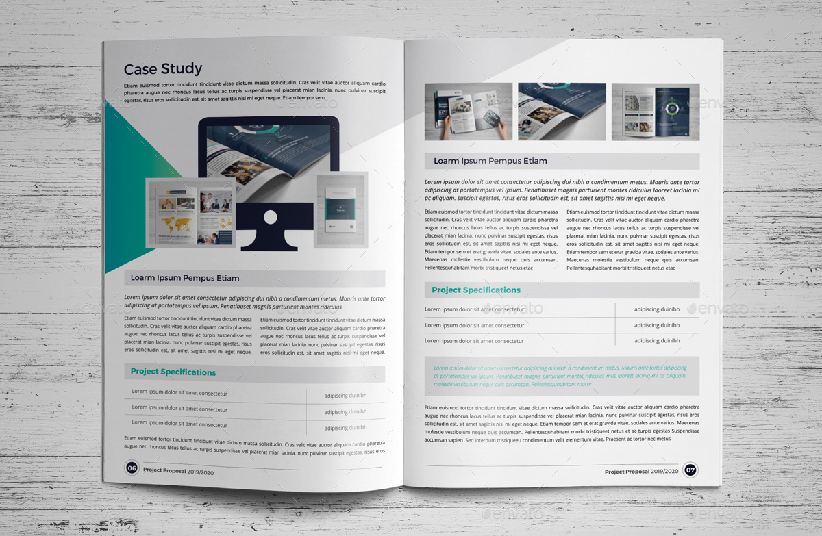 Project Proposal InDesign Template v7, Print Templates | GraphicRiver