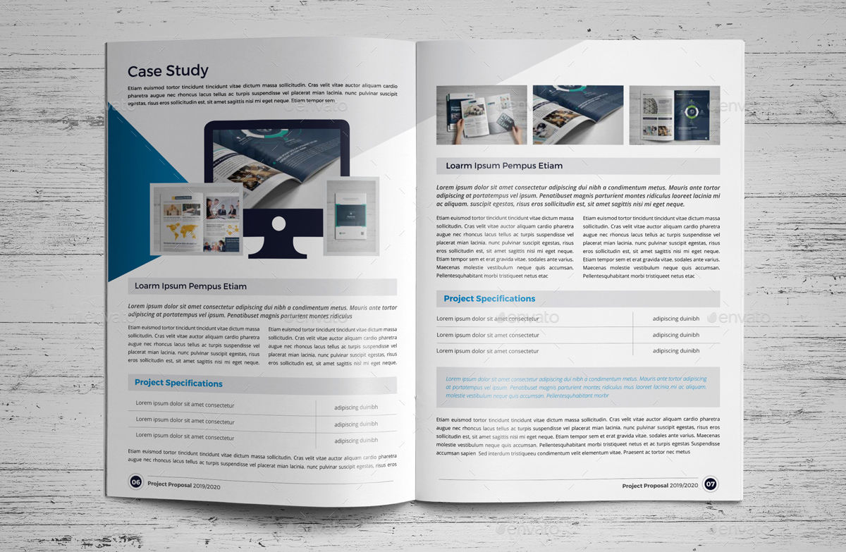 Project Proposal InDesign Template v7, Print Templates | GraphicRiver