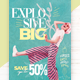 Explosive Big Sale Flyer Template, Print Templates | GraphicRiver
