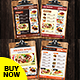 Food Menu Bundle, Print Templates | GraphicRiver