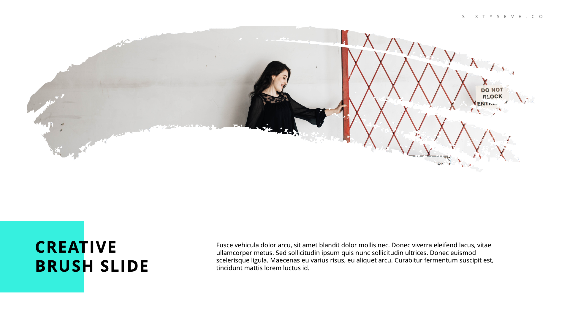 Sixty Seven - Creative Brush Powerpoint Template, Presentation Templates