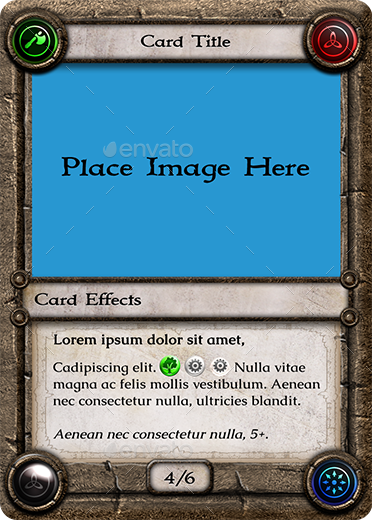 10 Collectable Card Templates, Game Assets | GraphicRiver