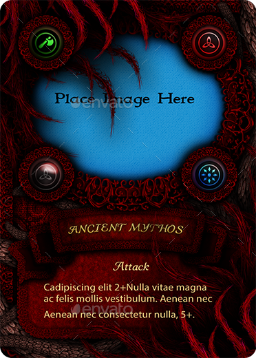 Collectible Card Templates - Mythos, Game Assets | GraphicRiver