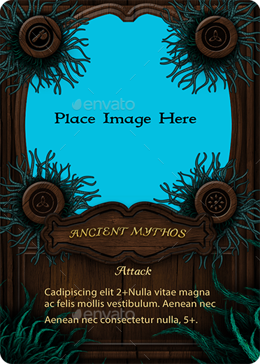 Collectible Card Templates - Mythos, Game Assets | GraphicRiver
