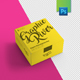 Square Closed Subscription Box Half Side View, Graphics | GraphicRiver