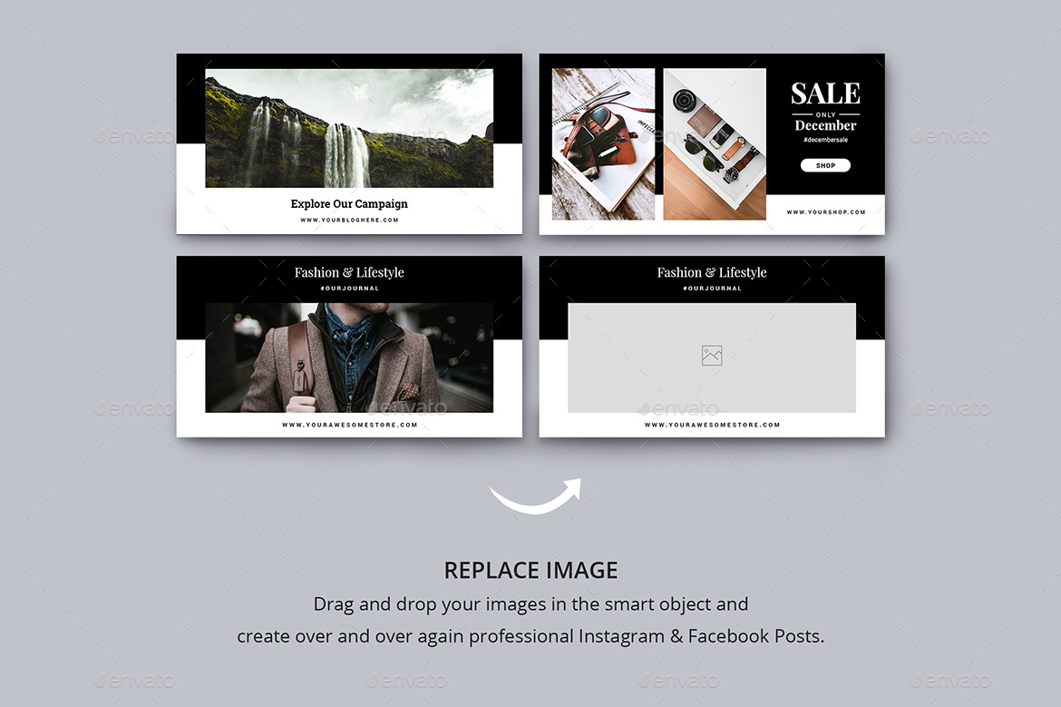 Facebook Ad Vol. 14, Web Elements | GraphicRiver