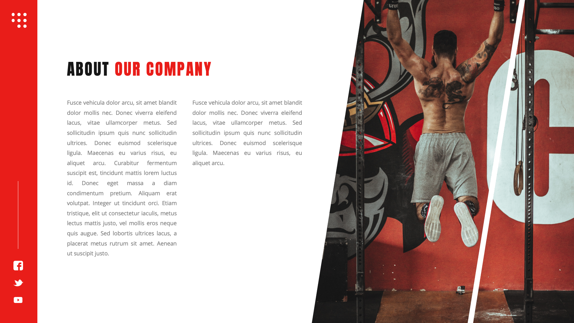 Shapes - Gym & Bodybuilding Powerpoint Template, Presentation Templates