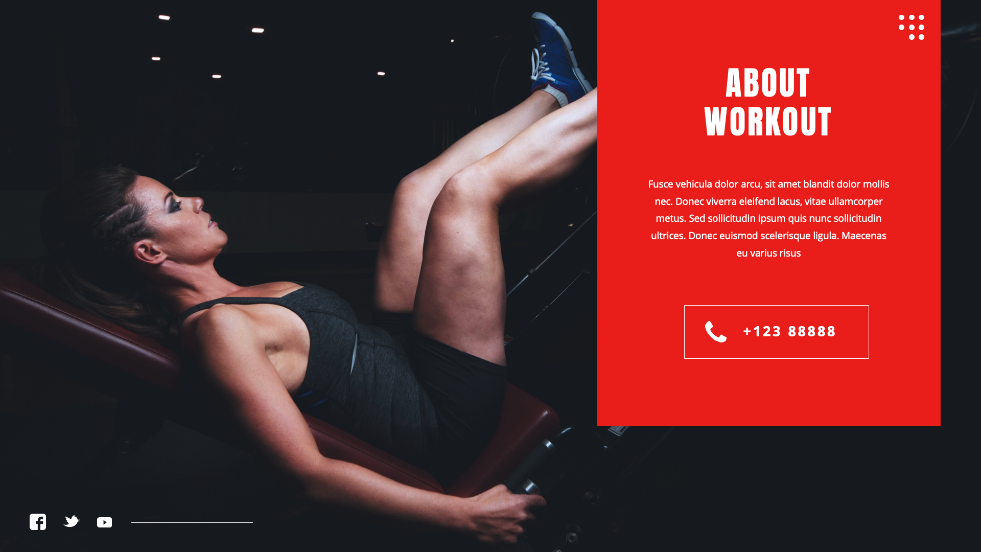 Shapes - Gym & Bodybuilding Powerpoint Template, Presentation Templates