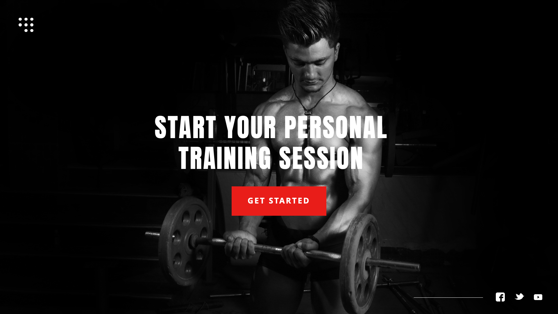 Shapes - Gym & Bodybuilding Powerpoint Template, Presentation Templates