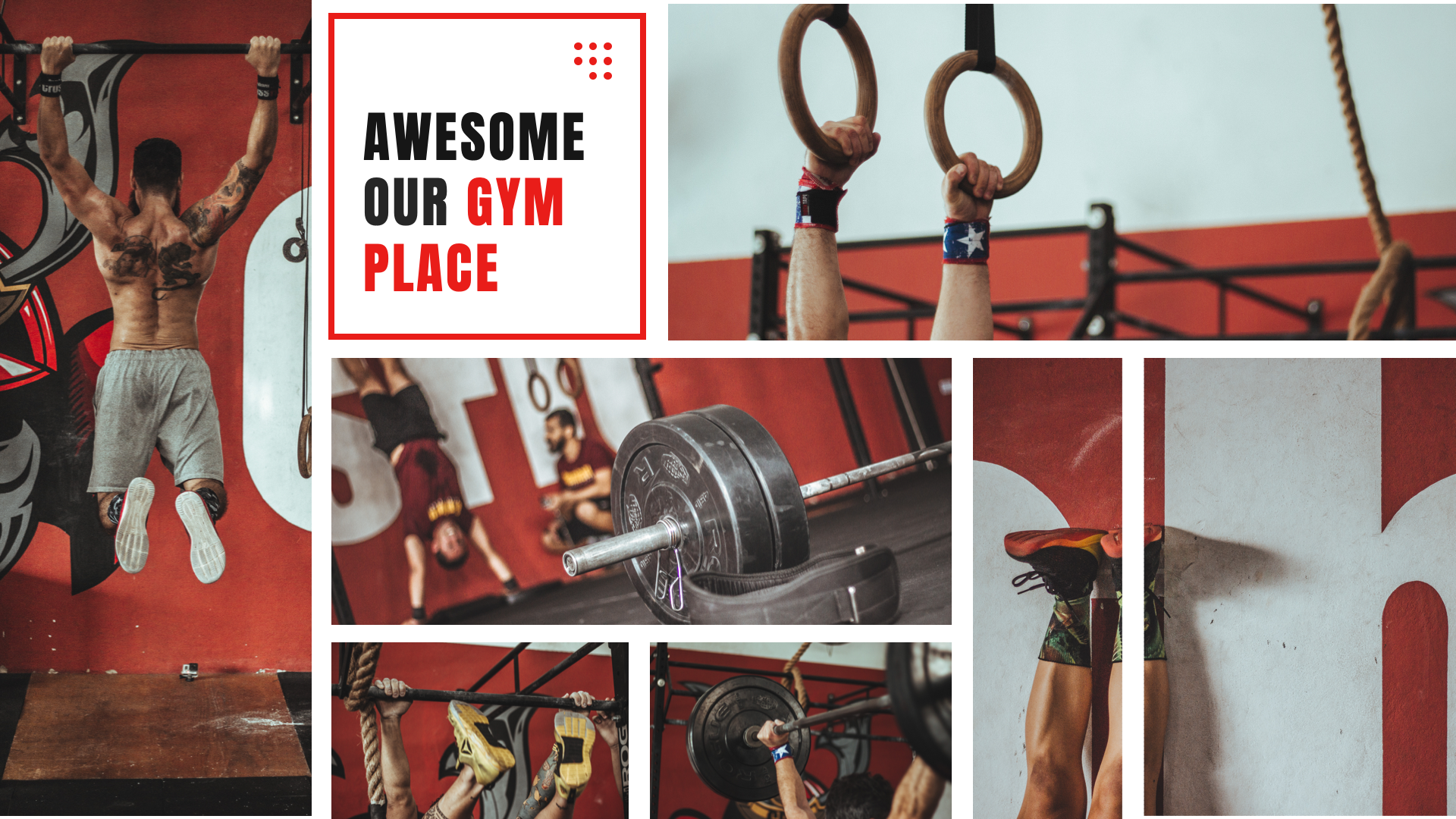 Shapes - Gym & Bodybuilding Powerpoint Template, Presentation Templates