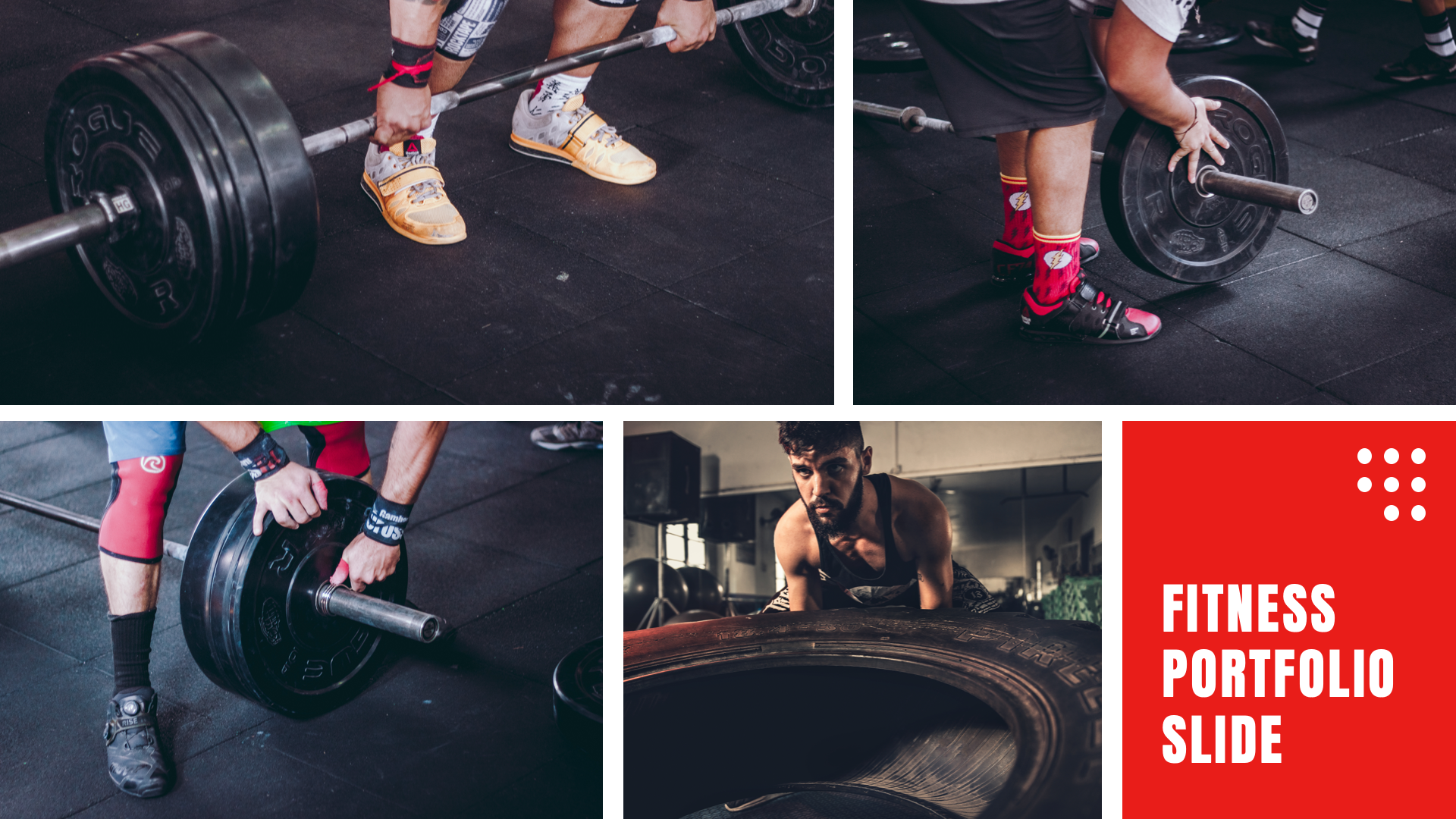 Shapes - Gym & Bodybuilding Powerpoint Template, Presentation Templates