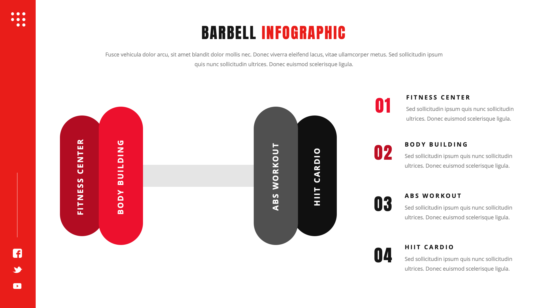 Shapes - Gym & Bodybuilding Powerpoint Template, Presentation Templates