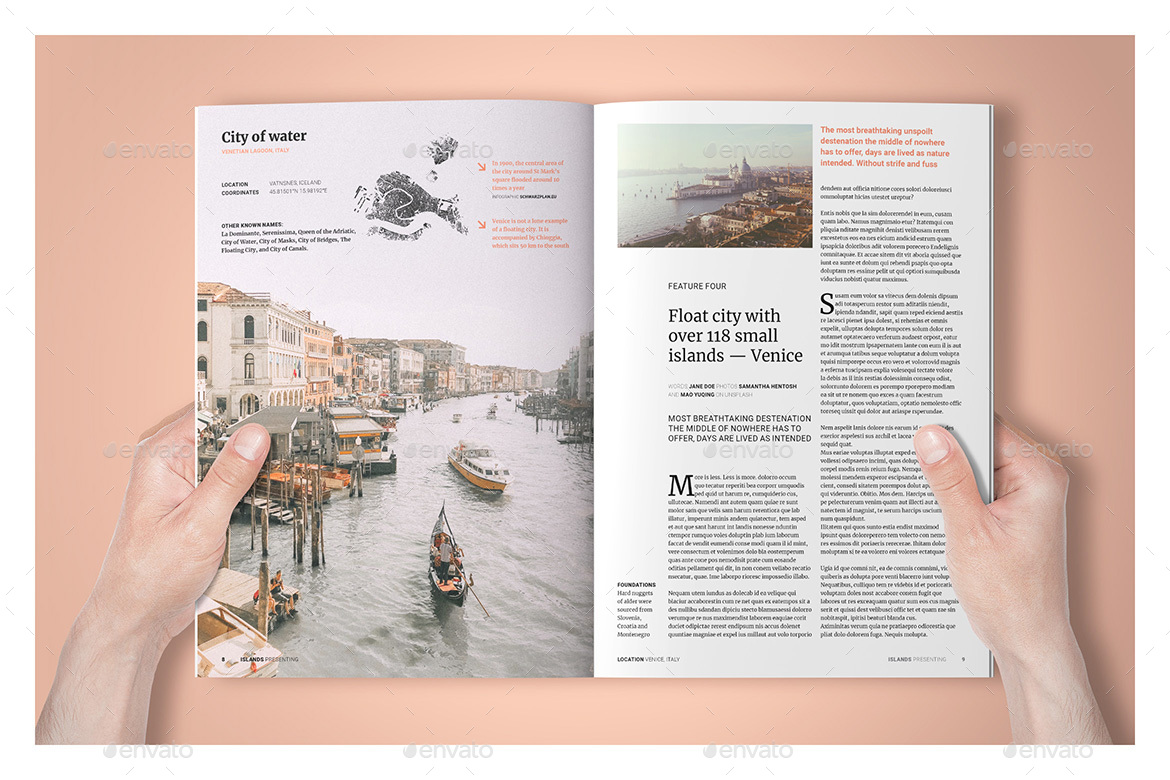 Islands Mag, Print Templates | GraphicRiver