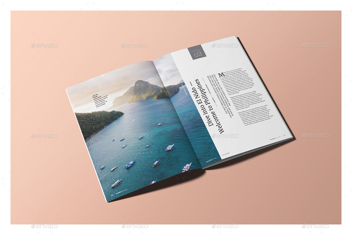 Islands Mag, Print Templates | GraphicRiver