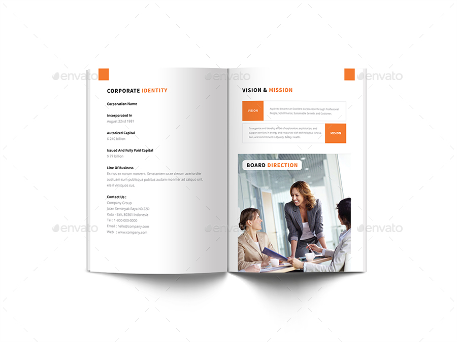 Modern Annual Report, Print Templates | GraphicRiver