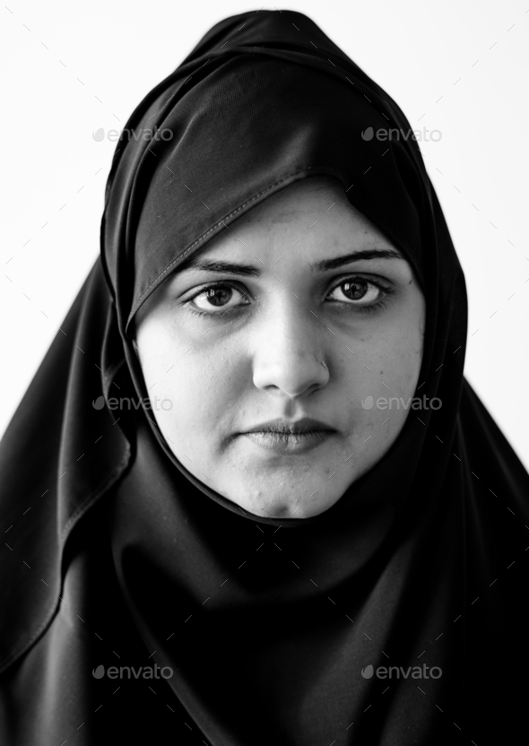 Portrait of a Muslim woman Stock Photo by Rawpixel | PhotoDune