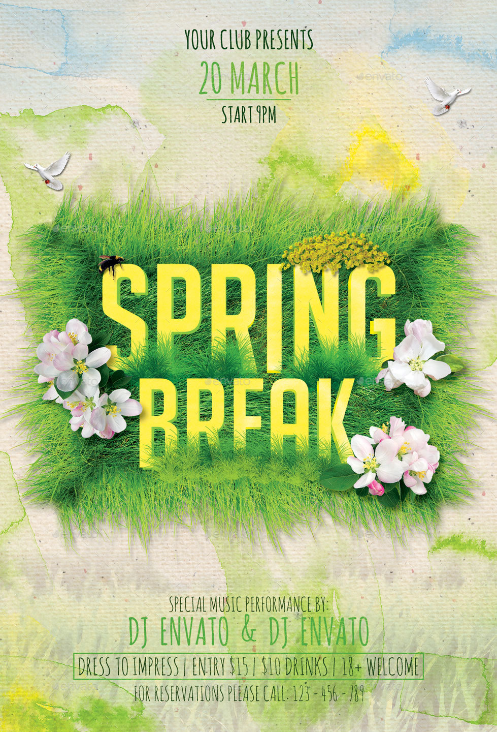 Spring Festival Flyer, Print Templates | GraphicRiver