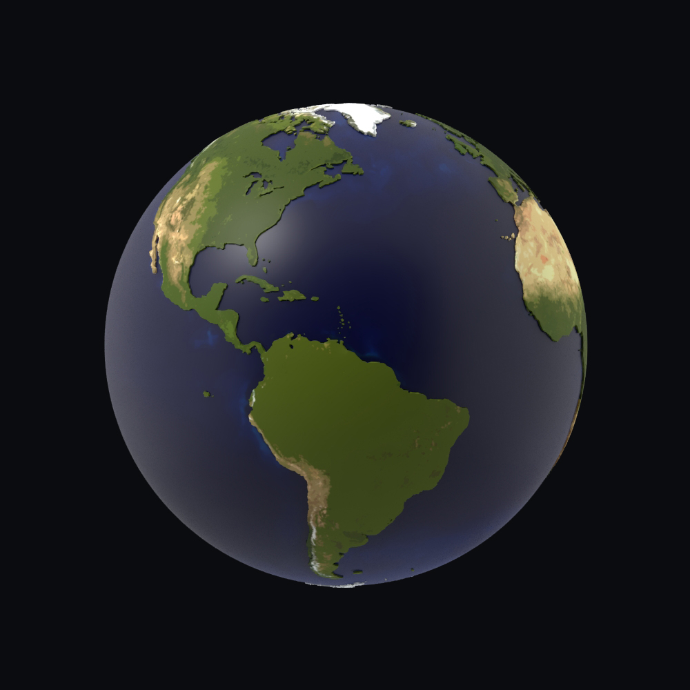 Earth detailed design graphic by GeoGo | 3DOcean