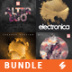 Electronic Music Album Cover Artwork Templates Bundle 9, Web Elements