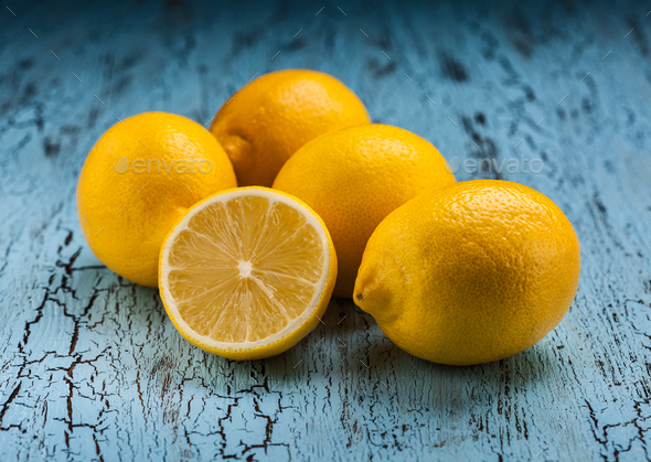 Five lemons Stock Photo by Dmitry_Rukhlenko | PhotoDune