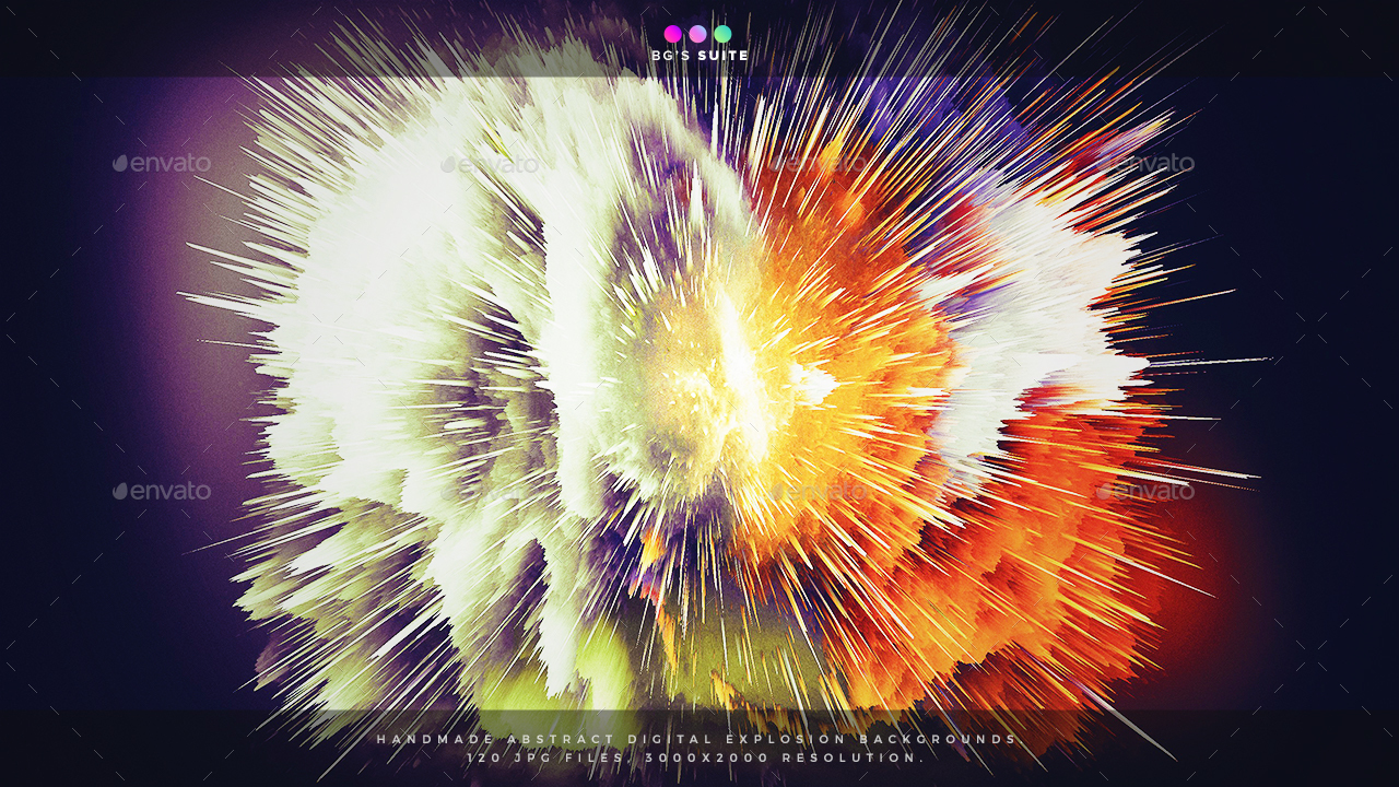 Digital Explosion Backgrounds, Graphics | GraphicRiver