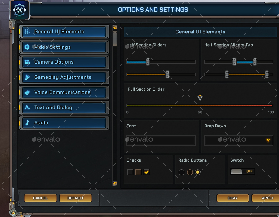 Starfall - RPG User Interface, Game Assets | GraphicRiver