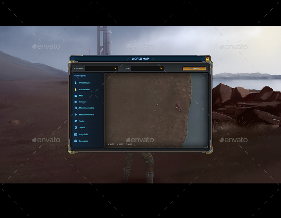 Starfall - RPG User Interface, Game Assets | GraphicRiver