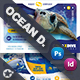 Ocean Diving Postcard Bundle Templates, Print Templates | GraphicRiver